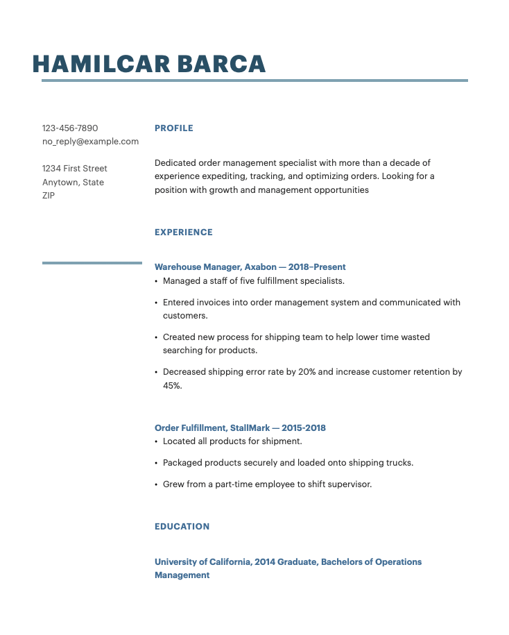 Order Management Specialist Salary Job Description Order Management Specialist Salary Job Description